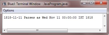 Java Date and Time
